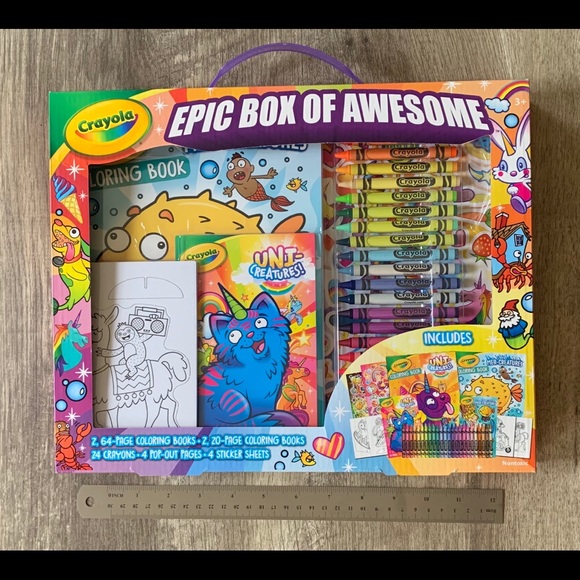 Crayola | Toys | Crayola Epic Box Of Awesome Color Set | Poshmark